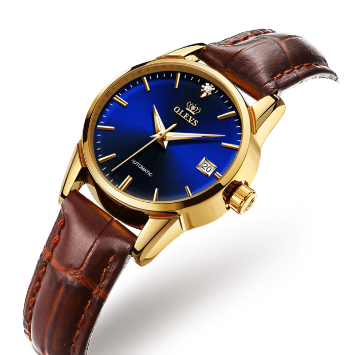 Couple Watches Casual Stainless Steel Automatic Mechanical - OLEVS WATCHES