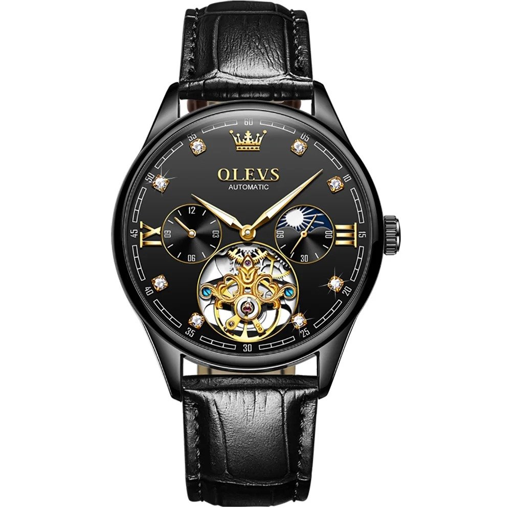 OLEVS 6691 Luxury Tourbillon Automatic Mechanical Watch - OLEVS WATCHES