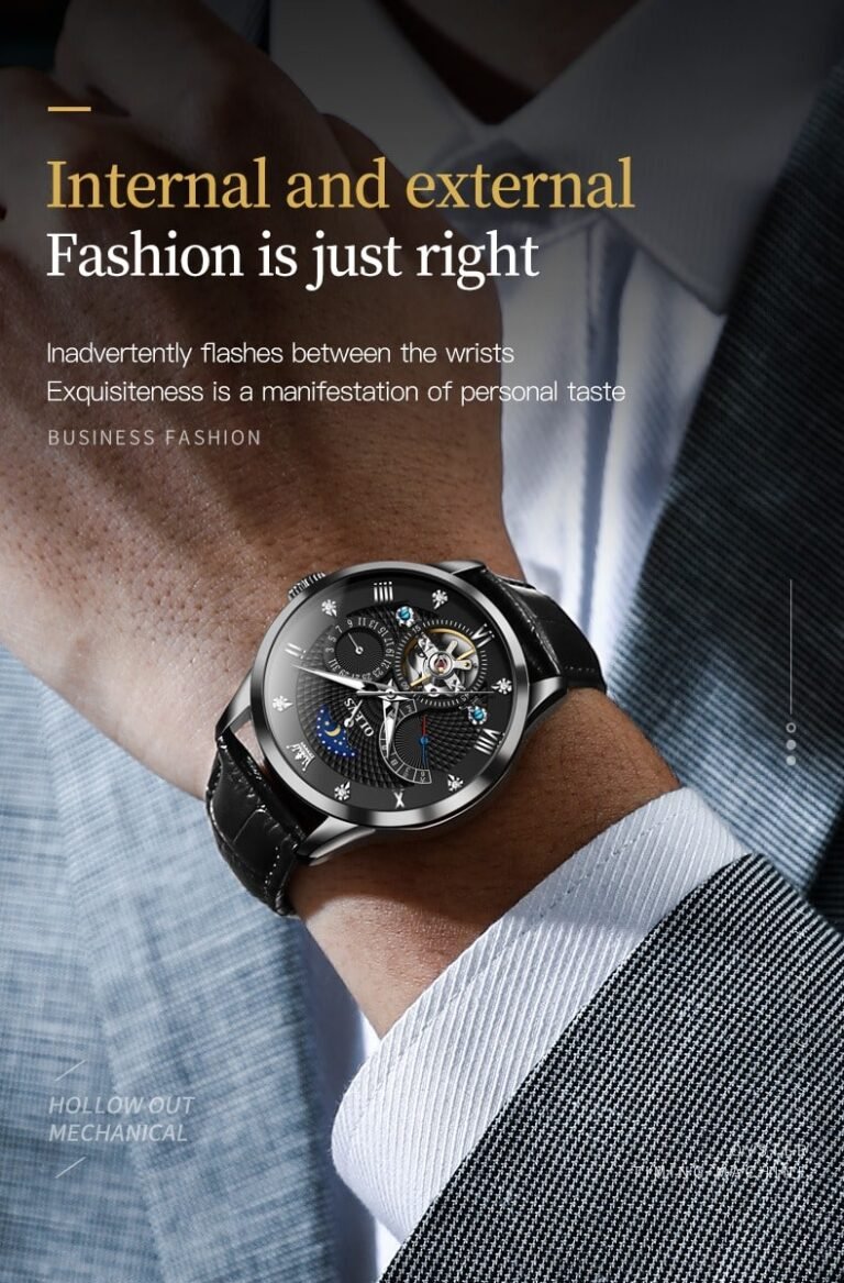 Olevs 6652 High-Quality Movement Automatic Mechanical Sports watch ...