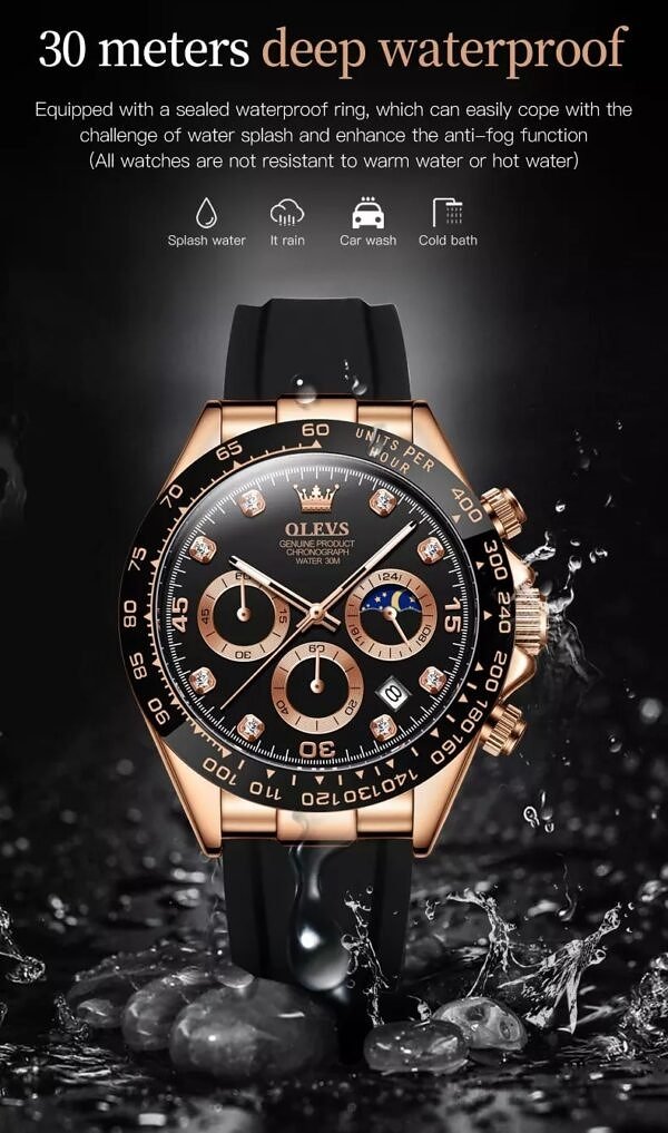 OLEVS 2875 Chronograph Watch Luxury Sport - OLEVS WATCHES