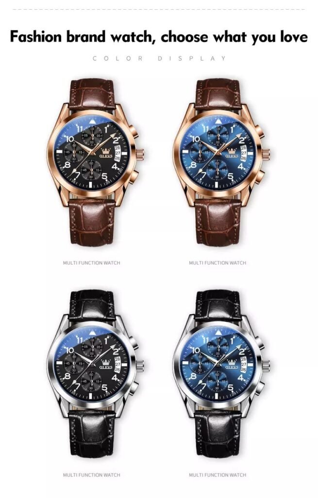 OLEVS 2878 Chronograph Luxury Sports Watch - OLEVS WATCHES