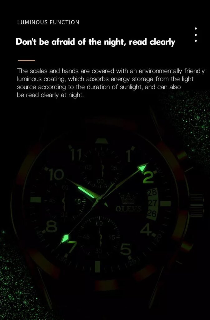 OLEVS 2878 Chronograph Luxury Sports Watch - OLEVS WATCHES