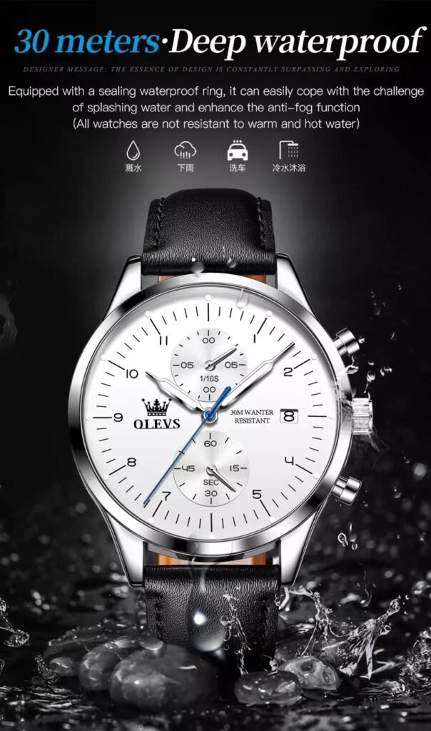 OLEVS 2880 Analog Quartz Business Classic Trendy - OLEVS WATCHES