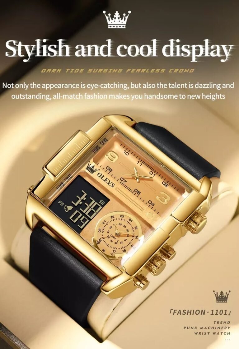 OLEVS Watch 1101 Retro Square Watch - OLEVS WATCHES