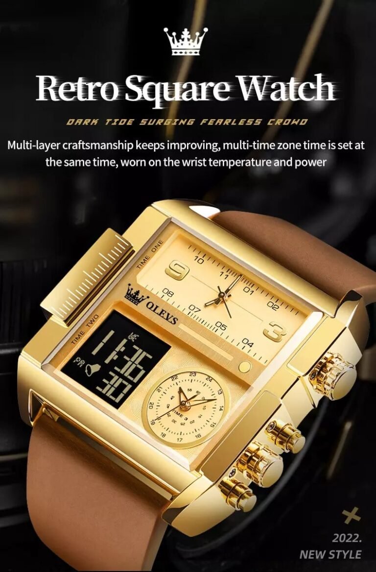 OLEVS Watch 1101 Retro Square Watch - OLEVS WATCHES