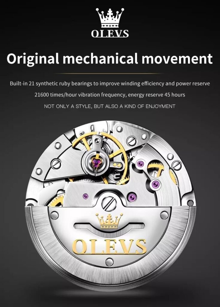 OLEVS Watch 6653 Tourbillon Automatic Mechanical Watch - OLEVS WATCHES