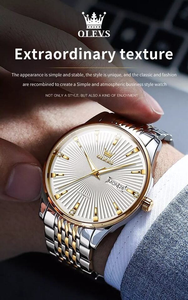 OLEVS Watch 6653 Tourbillon Automatic Mechanical Watch - OLEVS WATCHES