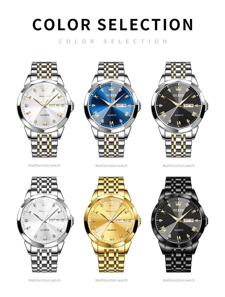 Olevs 9931 Original Quartz Design - OLEVS WATCHES