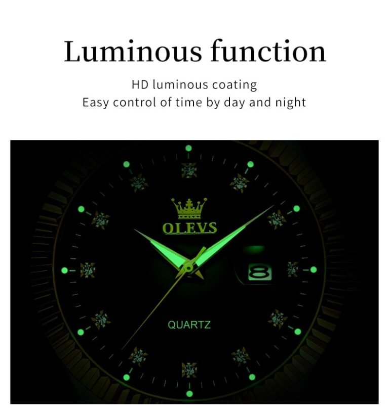 OLEVS 5526 Luxury Quartz Watch for Couples - OLEVS WATCHES