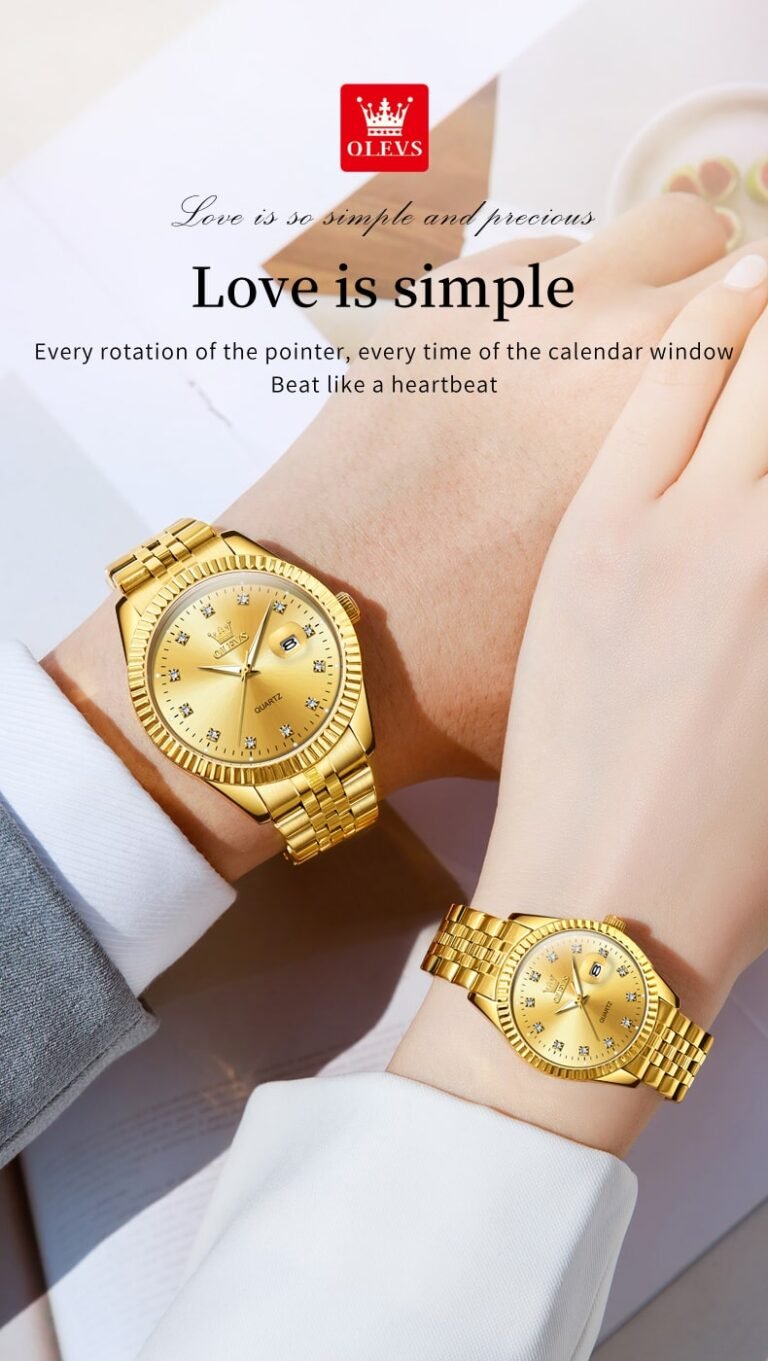 OLEVS 5526 Luxury Quartz Watch for Couples - OLEVS WATCHES
