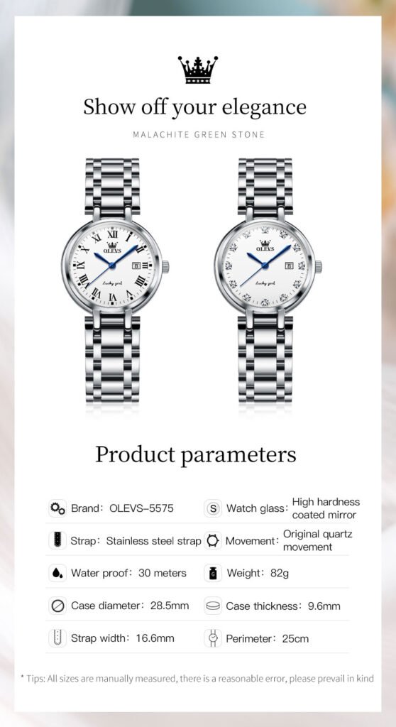 OLEVS 5575 Ladies Fashion Quartz Watches - OLEVS WATCHES