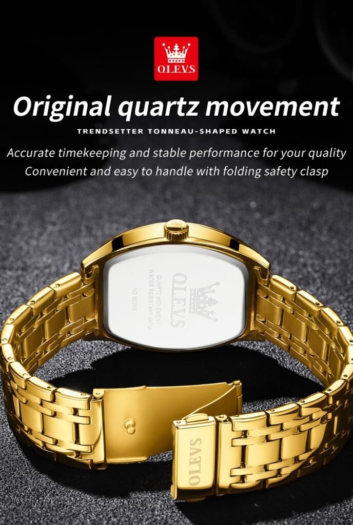 Olevs 5528 Luxury Square Quartz Watch - OLEVS WATCHES