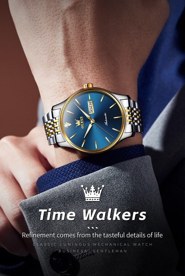 Olevs 9960 Automatic Mechanical Luxury Wrist Watch - OLEVS WATCHES