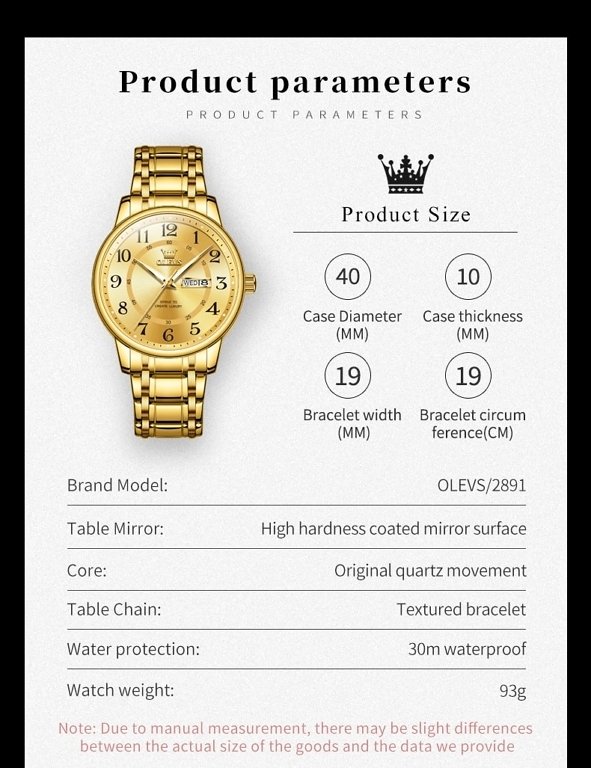 OLEVS 2891 Quartz Couples Watch Set - OLEVS WATCHES