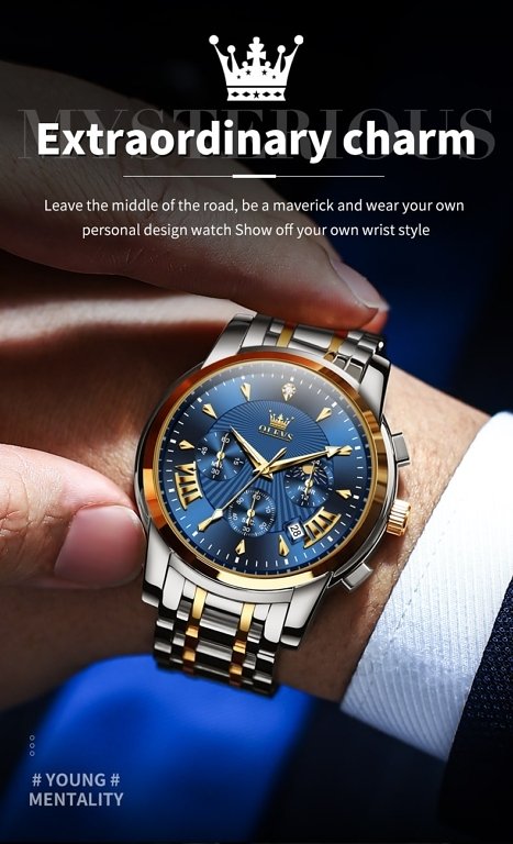 OLEVS 2892 Chronograph Luxury Mens Watch - OLEVS WATCHES