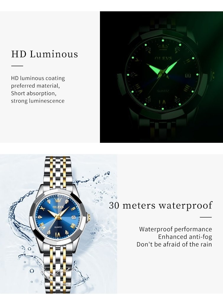 Olevs 9931W Original Quartz Design - OLEVS WATCHES